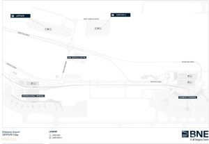 Parking Brisbane International Airport map BNE